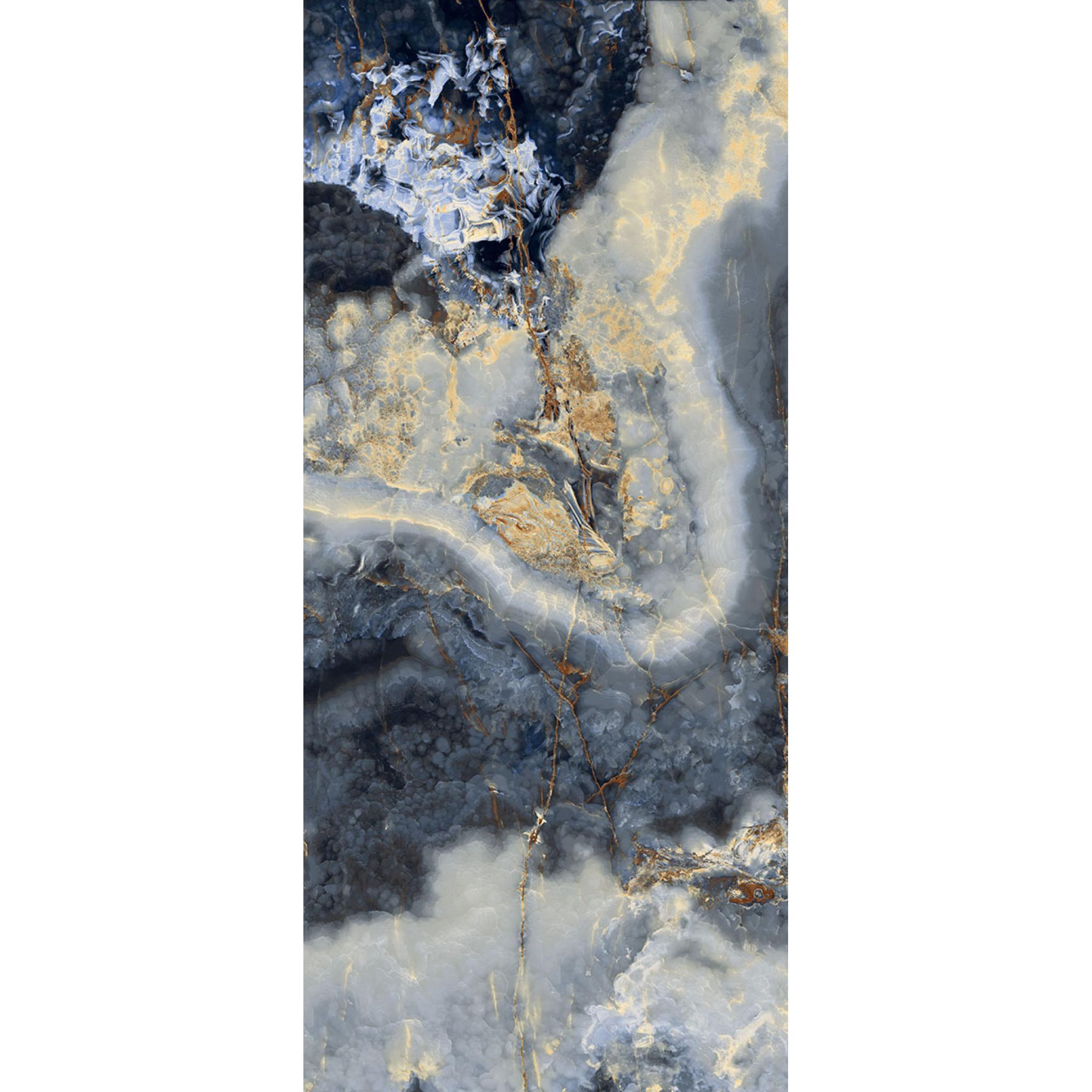 Universe Blue Polished Porcelain Tiles 120 x 60cm | Total Look Tiles